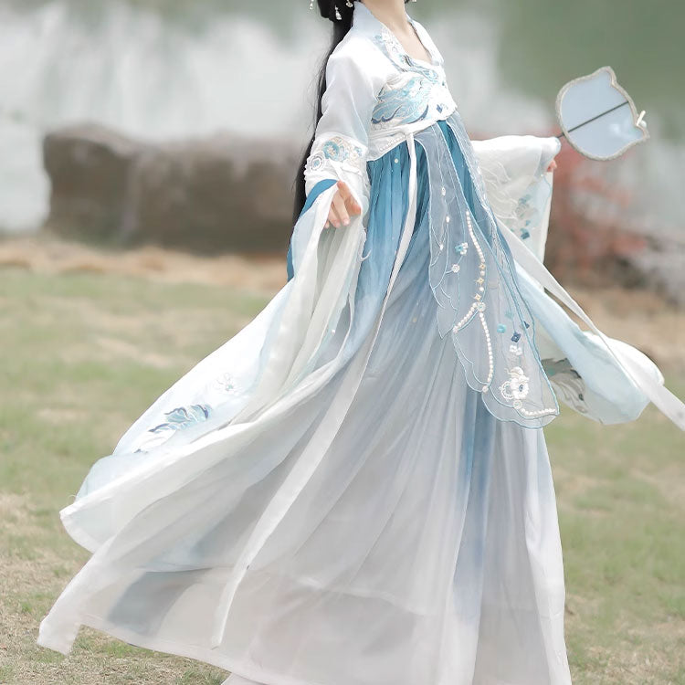 Blue Flower Hanfu Dress SE22699