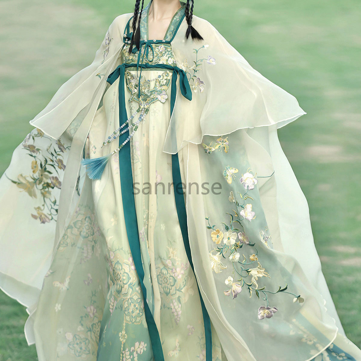 Floral Hanfu Dress Set SE23299