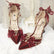 Lace Bow Princess Heels Shoes SE23347