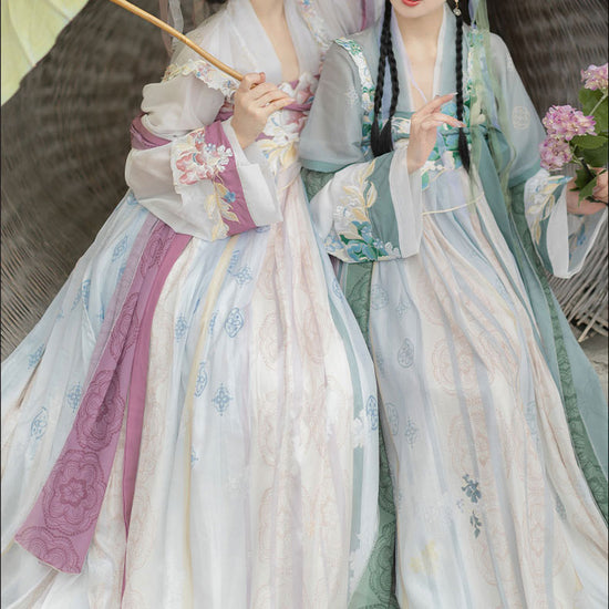 Lace Flower Hanfu Dress SE22709 – SANRENSE