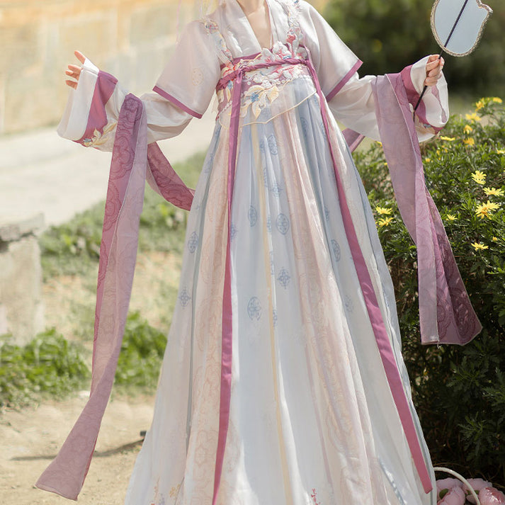 Lace Flower Hanfu Dress SE22709 – SANRENSE
