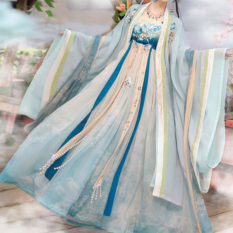 Lotus Blue Hanfu Dress SE22735