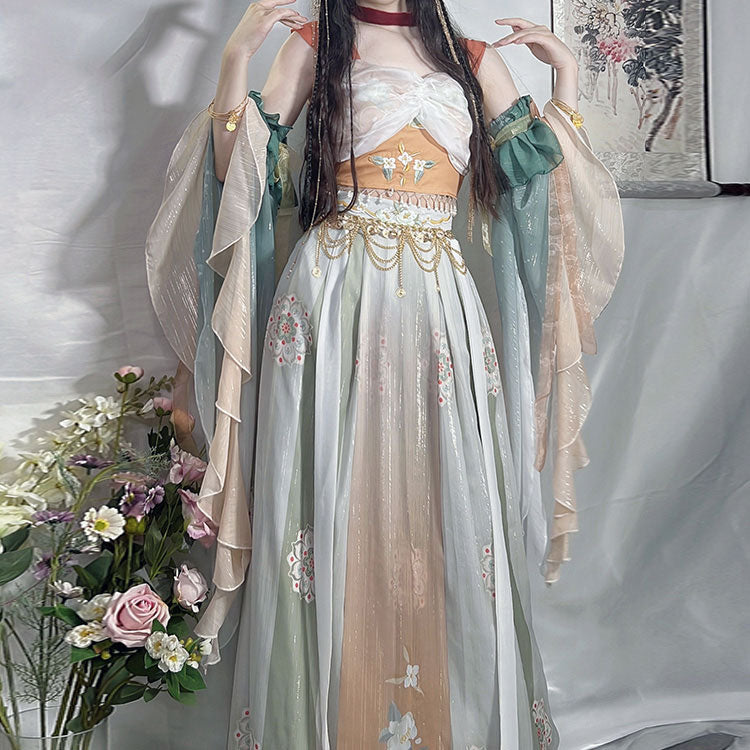 Sweet Flower Hanfu Dress SE22698