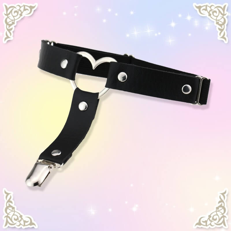 Punk Heart Leg Garter SE20807